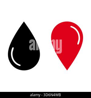 location icon black vector illustration Stock Vector Image & Art - Alamy