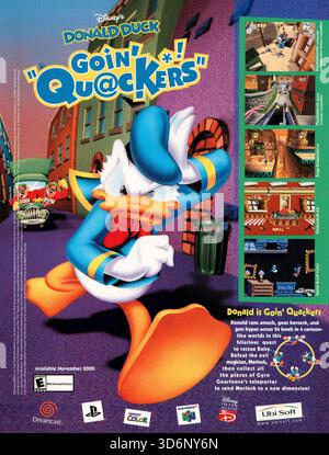 Donald Duck - Nintendo Game Boy Color Videogame - Editorial use only ...