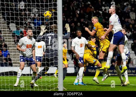 Preston North End goalkeeper Daniel Iversen during the Sky Bet ...