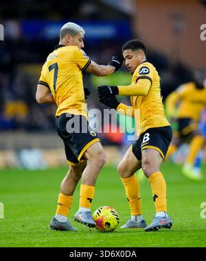 Wolverhampton Wanderers' Joao Gomes and Andre ahead of the Premier ...