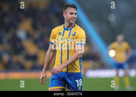 Rhys Oates of Mansfield Town in action during the Emirates FA Cup Third ...
