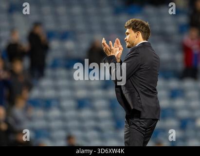 Rangers manager Danny Rohl applauds the fans following the Scottish Gas ...