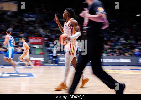 Marcus Carr (Fitness First Würzburg Baskets, 5) after the game ...