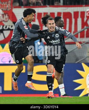 2:2 Goal, celebration, from the left: scorer Ricky-Jade Jones (St ...