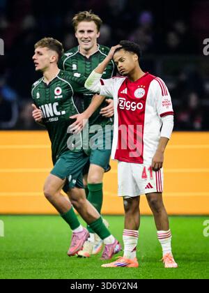 AMSTERDAM - Gerald Alders of Ajax is disappointed with the 0-2 loss ...