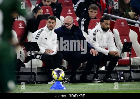 AMSTERDAM - (l-r) AFC Ajax coach Fred Grim, AFC Ajax assistant coach ...