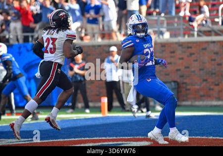 SMU running back T.J. Harden (27) runs with the ball during the second ...