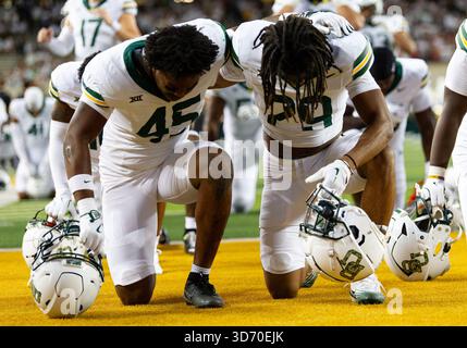 November 29, 2025 Baylor Bears linebacker Kyland Reed (45) jogs on the ...