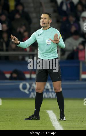 Referee Mathieu Vernice during the French championship Ligue 1 football ...