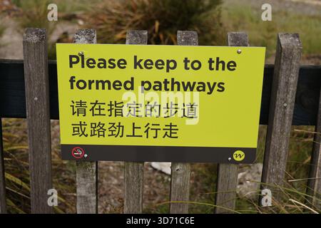 Waiotapu Thermal Wonderland Please Keep Formed Pathways Safety Sign ...