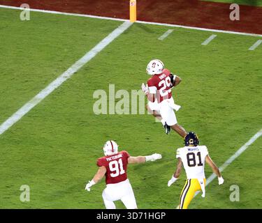 California running back Kendrick Raphael (1) is tackled by SMU safety ...