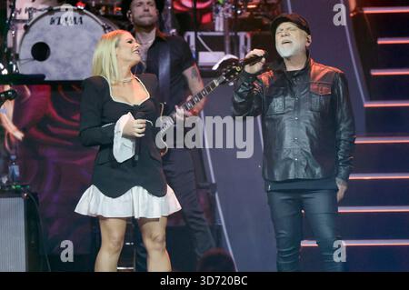 Nino de Angelo and Marina Marx during the "Schlagerchampions - Das ...