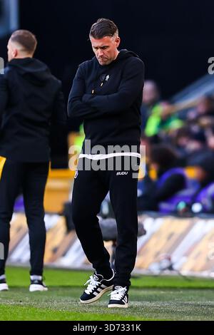 Rob Edwards manager of Wolverhampton Wanderers during the Premier ...