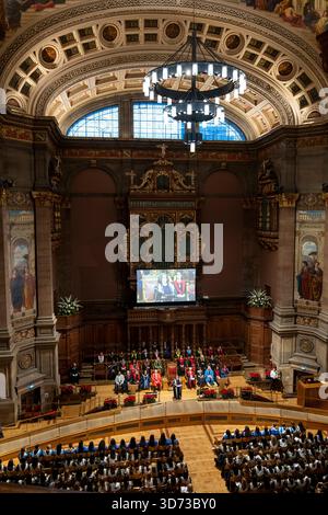 The University of Edinburgh November graduation ceremony in the McEwan ...
