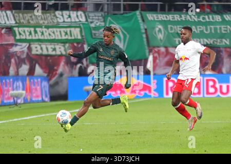 Ridle Baku (17, RB Leipzig). LEIPZIG, GERMANY - JANUARY 17: Bundesliga ...