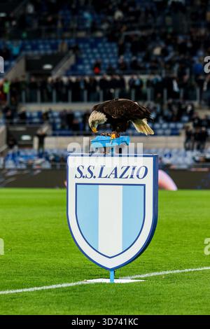 Flaminia new eagle of SS Lazio during SS Lazio vs US Cremonese, Italian ...