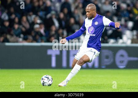 Djibril Sidibe of Toulouse during the French championship Ligue 1 ...