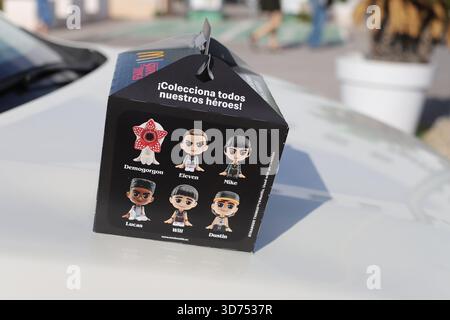 Benidorm, Spain - November 15, 2025: McDonald's Stranger Things themed ...