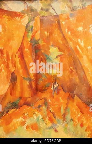 Paul Cezanne painting - Bibemus Quarry Stock Photo - Alamy