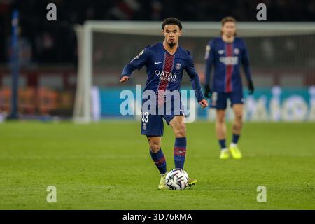 Warren Zaire-Emery of Paris Saint-Germain during the French Cup - Round ...