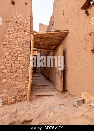 Rustic Adobe Doorway in a Traditional Mud-Brick House Stock Photo - Alamy
