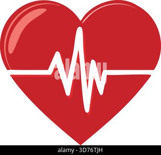 Art design health medical heartbeat pulse vector template Stock Vector ...