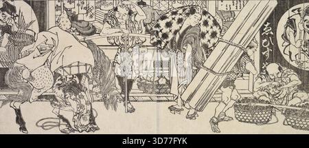 Selected images from Teikin Orai and Onna Inagawa, 1828, 1834, Woodcuts ...