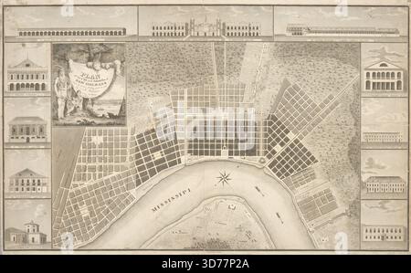 Plan of the city and suburbs of New Orleans : from an actual survey ...