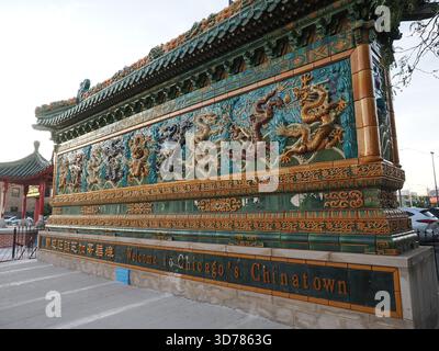 View of colorful mural, Chicago, Illinois, USA Stock Photo - Alamy