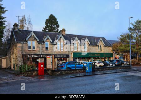 Aviemore street scene Scotland November 2025 Stock Photo - Alamy