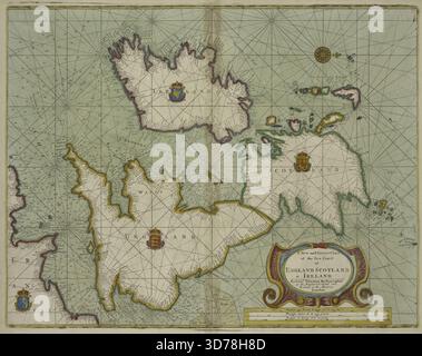 A new and correct chart of the sea coast of ENGLAND, SCOTLAND and ...
