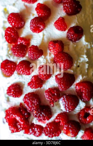 Delightful Dessert of Fresh Berries and Creamy Ice Cream Served on a ...