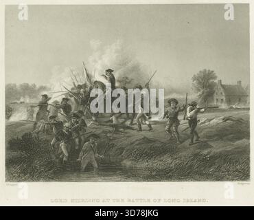 Battle of Long Island. 1900 Stock Photo - Alamy