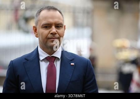Polish President Karol Nawrocki is seen during the Three Kings ...