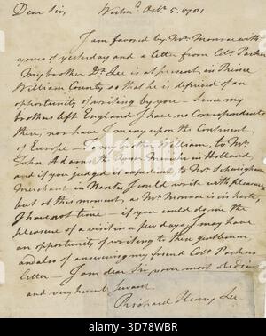 Richard Henry Lee (1732 – 1794) American politician, statesman and ...