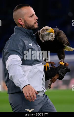 Flaminia new eagle of SS Lazio during SS Lazio vs US Cremonese, Italian ...