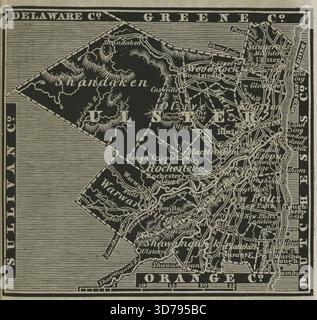 Map of Ulster Stock Photo - Alamy