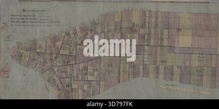 Map of the city of New York, showing its political divisions and ...