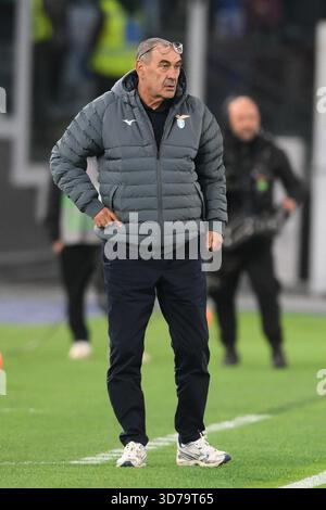 Olimpico Stadium, Rome, Italy - Maurizio Sarri head coach of SS Lazio ...