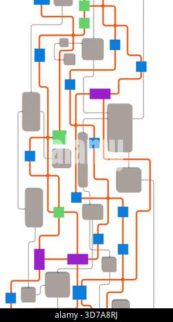Flow chart, industrial process. Flow chart, industrial process. Chart ...