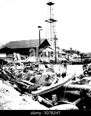 In Wake Of Retreating Japs -- Retreating before advancing Australian ...