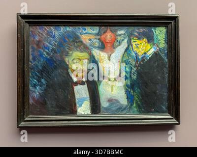 Edvard Munch - Jealousy Stock Photo - Alamy