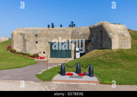 The World War II Merville gun battery, neutralised during Operation ...