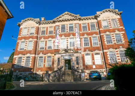 The Phoenix art centre building, Gandy Street, Exeter, Devon, England ...