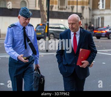 Defence Secretary John Healy arrives in Downing Street, London, for a ...
