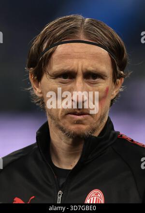 Luka Modric of Ac Milan in action during the Serie A football match ...