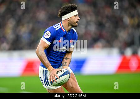 Romain Ntamack during the Quilter Nations Series rugby union match ...
