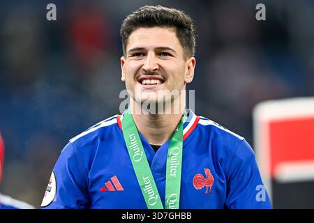Nicolas Depoortere during the Quilter Nations Series rugby union match ...