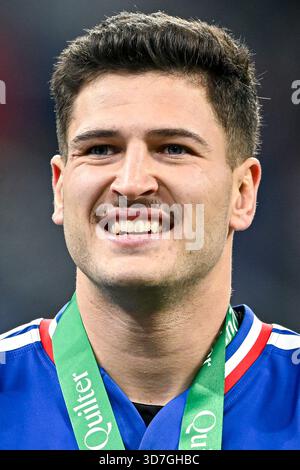 Nicolas Depoortere during the Quilter Nations Series rugby union match ...