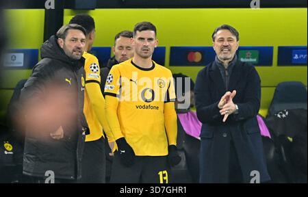 From left: Coach Niko Kovac (Dortmund), Maximilian Beier Stuttgart ...